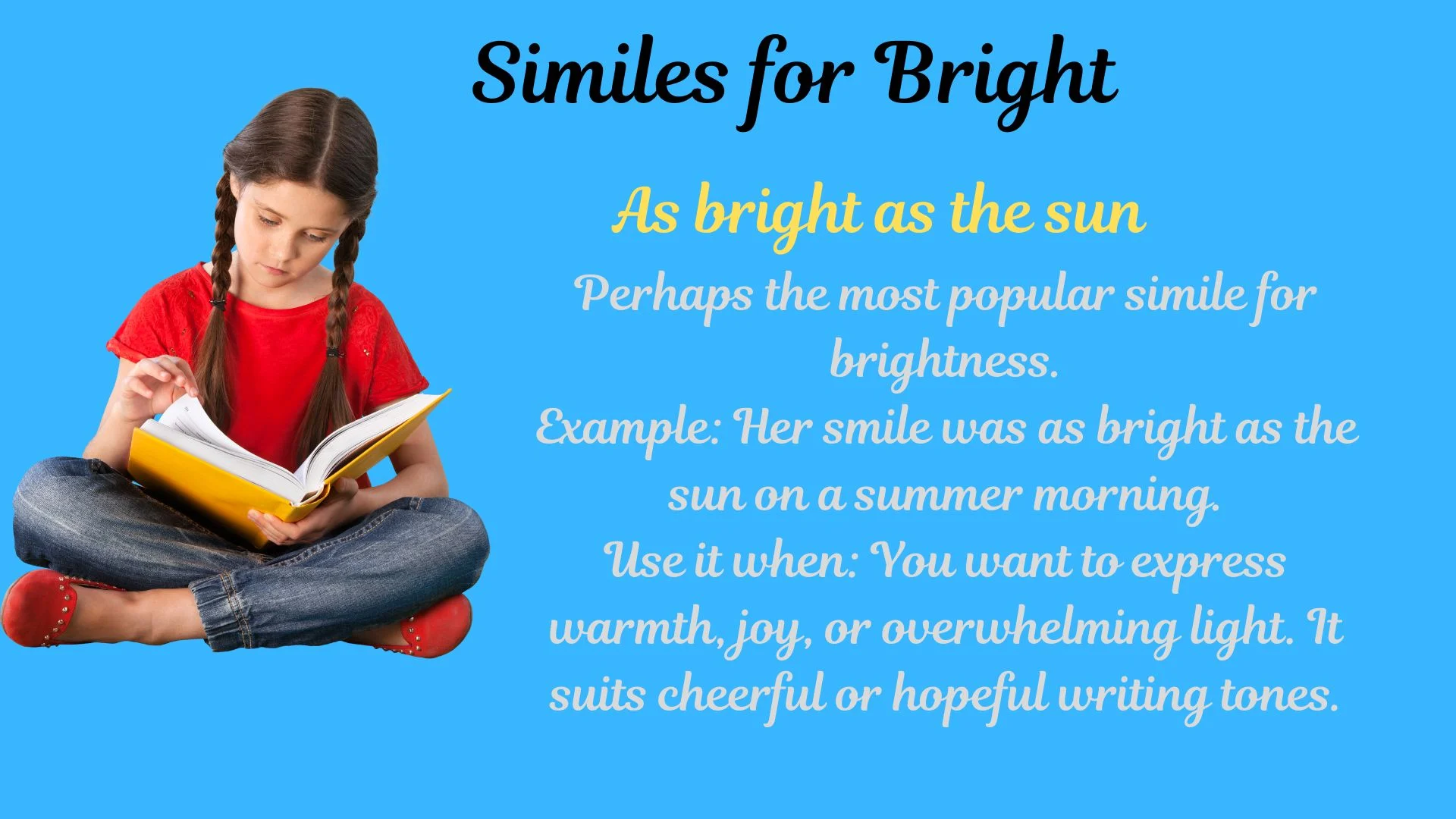 37 Sparkling Similes for Bright with Examples